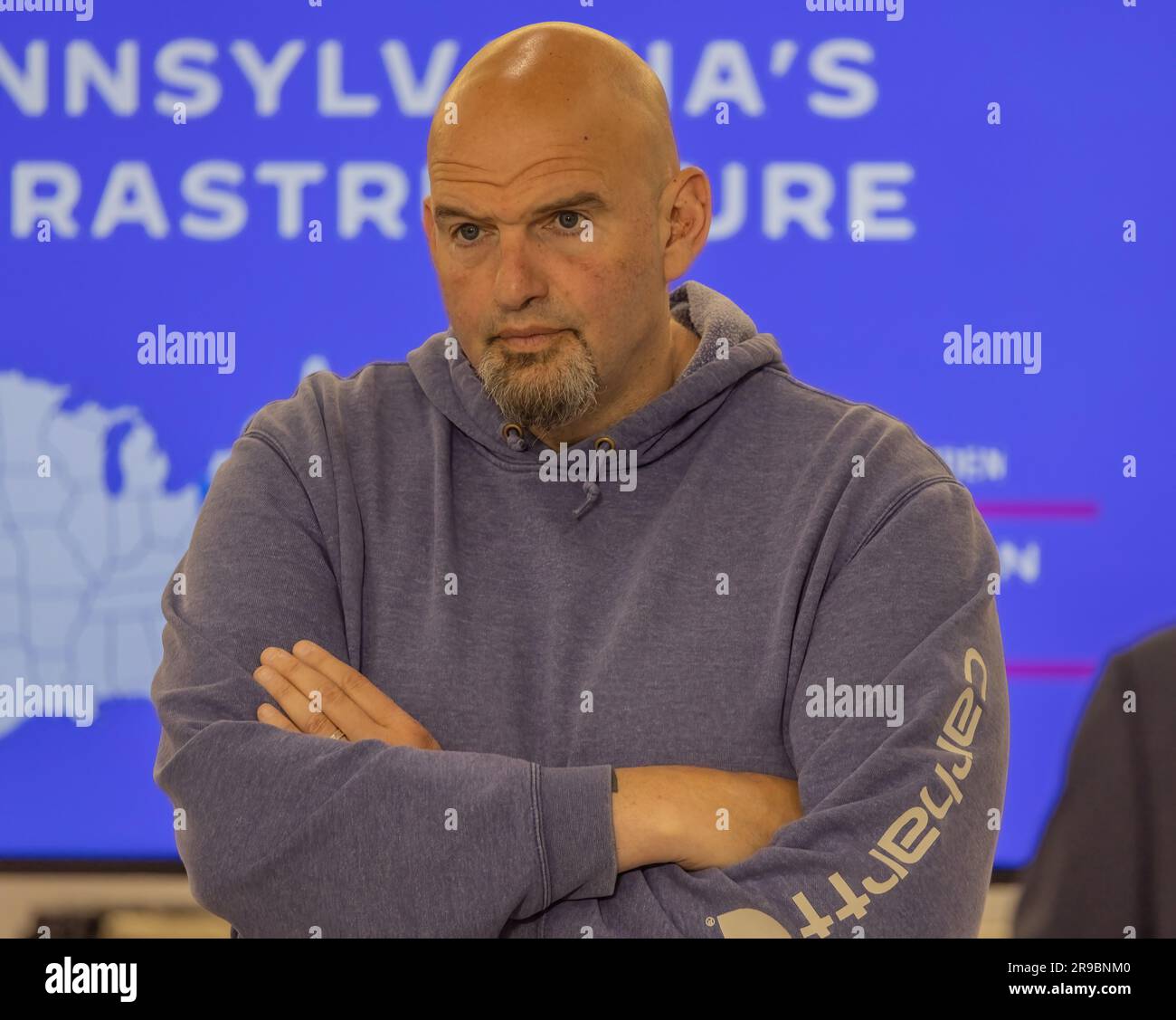 PHILADELPHIA, Pa. – June 17, 2023: Sen. John Fetterman (D-PA) is seen ...