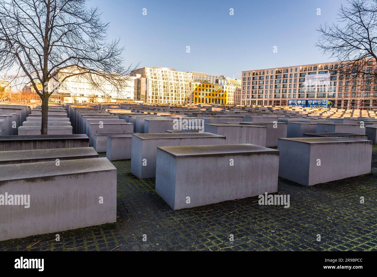 Berlin, Germany - 20 DEC 2021: The Holocaust Memorial is a memorial in ...