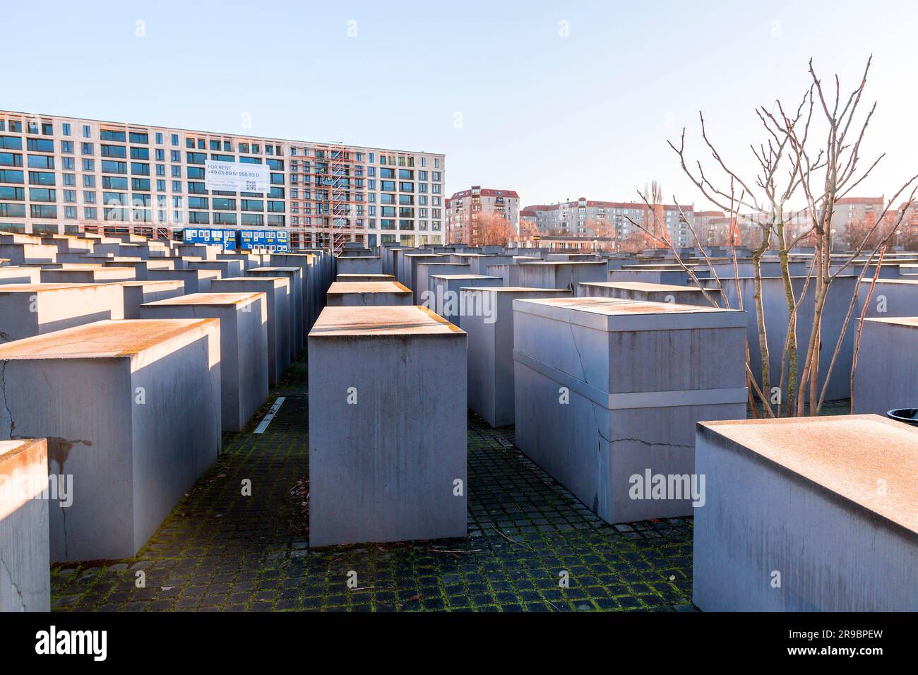 Berlin, Germany - 20 DEC 2021: The Holocaust Memorial is a memorial in ...