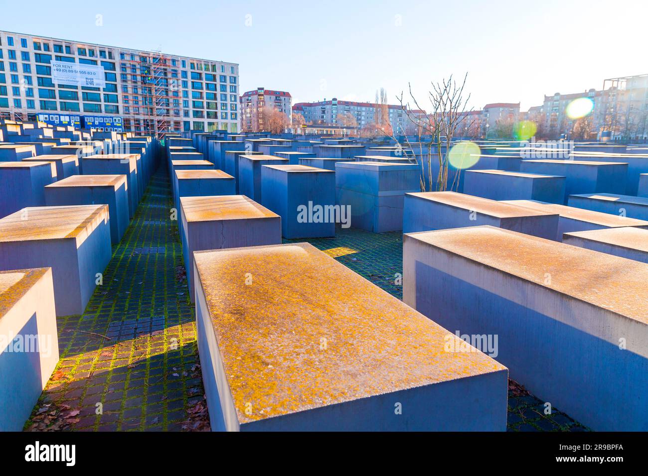 Berlin, Germany - 20 DEC 2021: The Holocaust Memorial is a memorial in ...