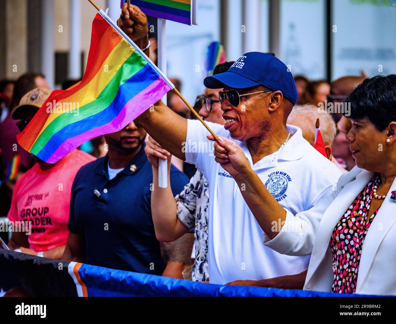New York, New York, USA. 25th June, 2023. NYC Mayor Eric Adams in the ...
