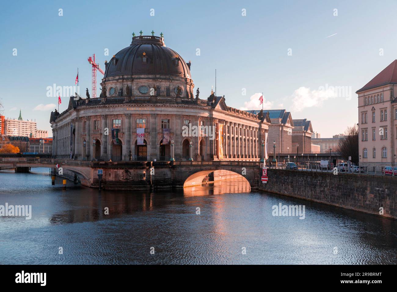 Berlin, Germany - December 20, 2021: Exterior view of Bode Museum on ...