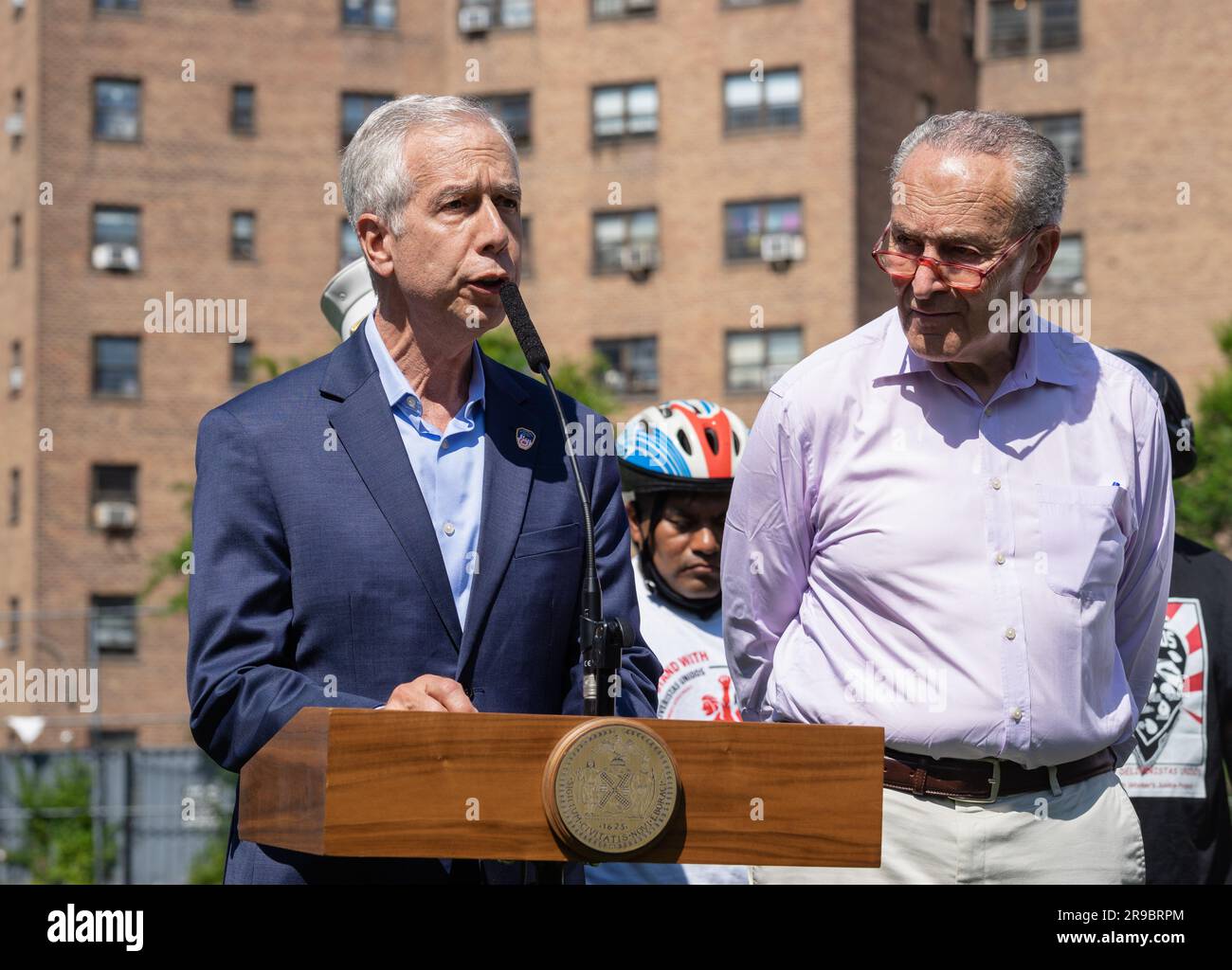 First Deputy Fire Commissioner Joe Pfeiffer, Majority Leader Chuck ...