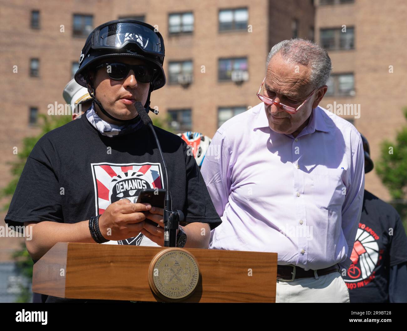 William Medina a member of Workers Justice Project and leader of Los ...