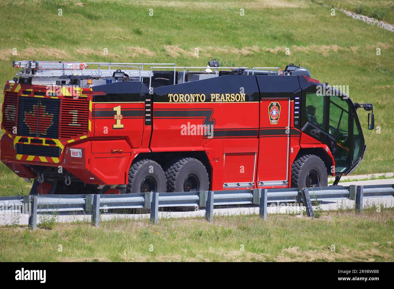 Fire Tender, Pearson Airport Stock Photo - Alamy