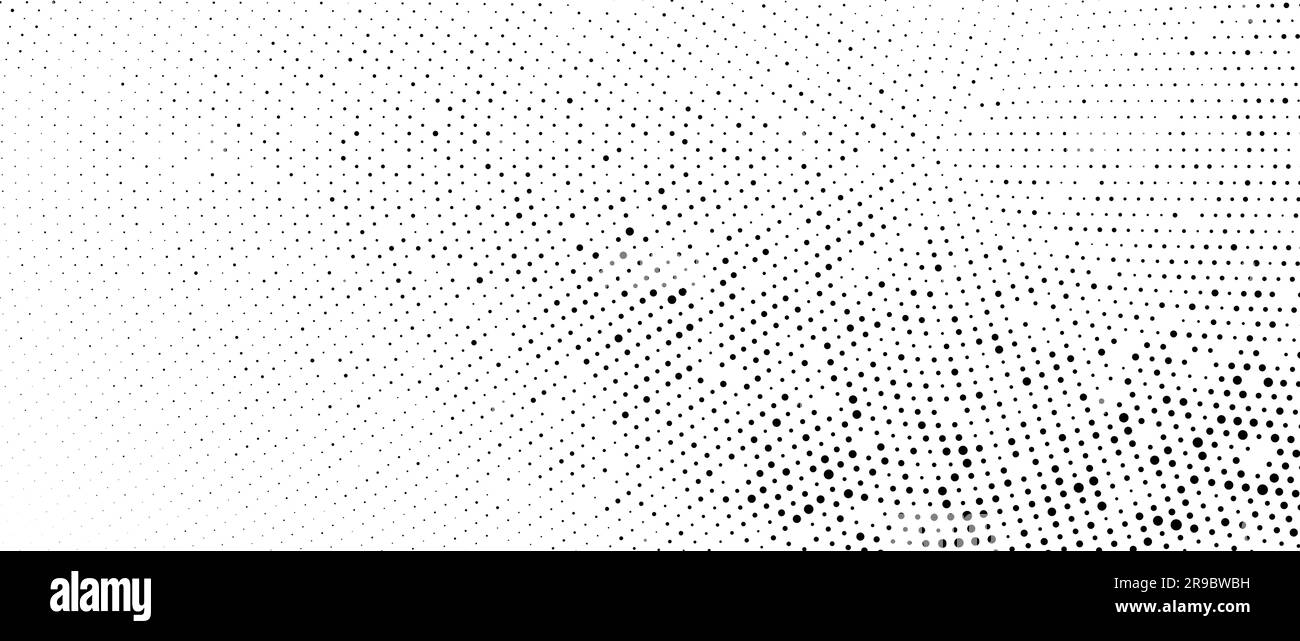 Radial Halftone Dots Pattern Dotted Stains Gradient Background