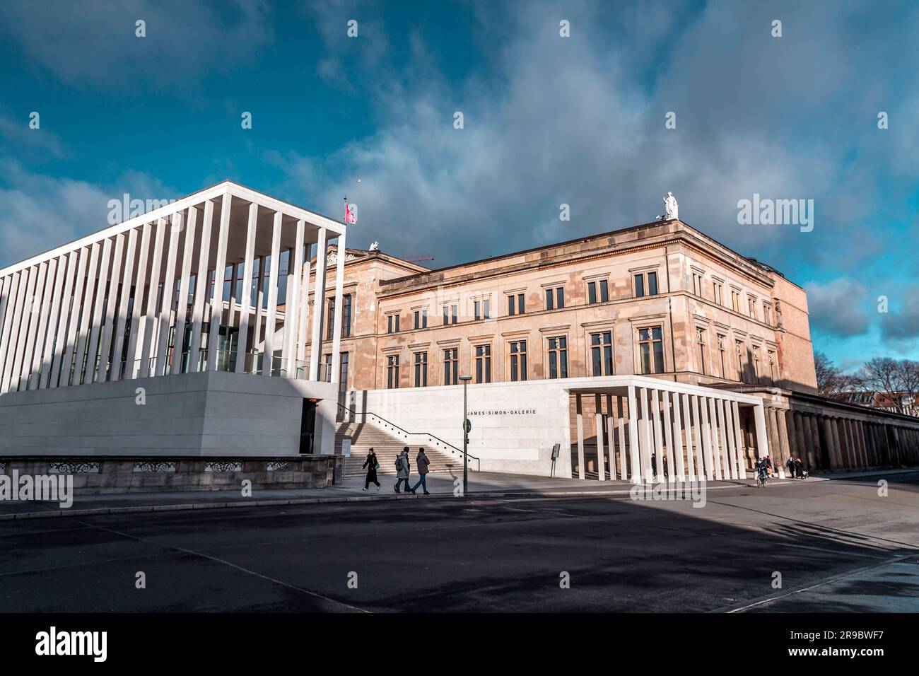 Berlin, Germany - 20 DEC 2021: The Pergamon Museum is a listed building ...