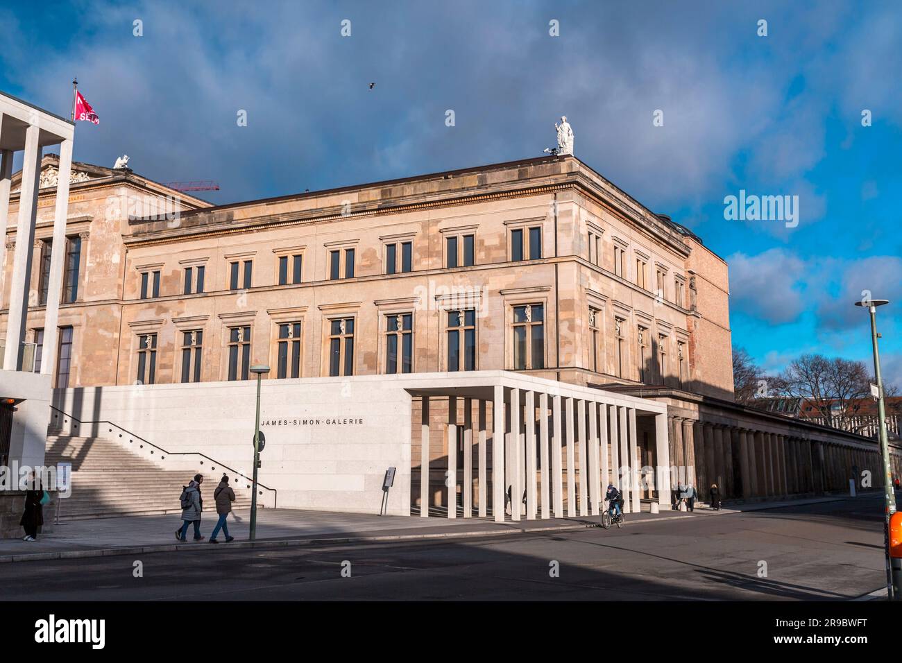 Berlin, Germany - 20 DEC 2021: The Pergamon Museum is a listed building ...