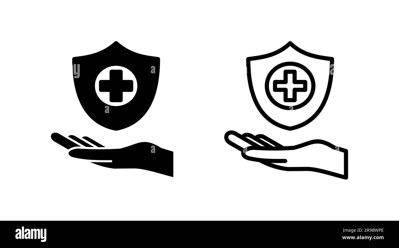 Health insurance icon vector. medical insurance icon Stock Vector Image ...