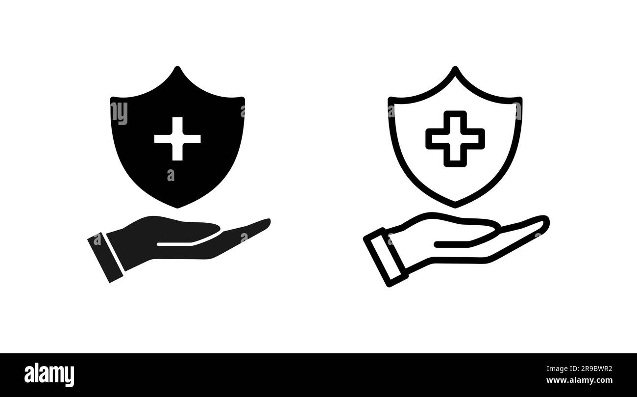 Health insurance icon vector. medical insurance icon Stock Vector Image ...