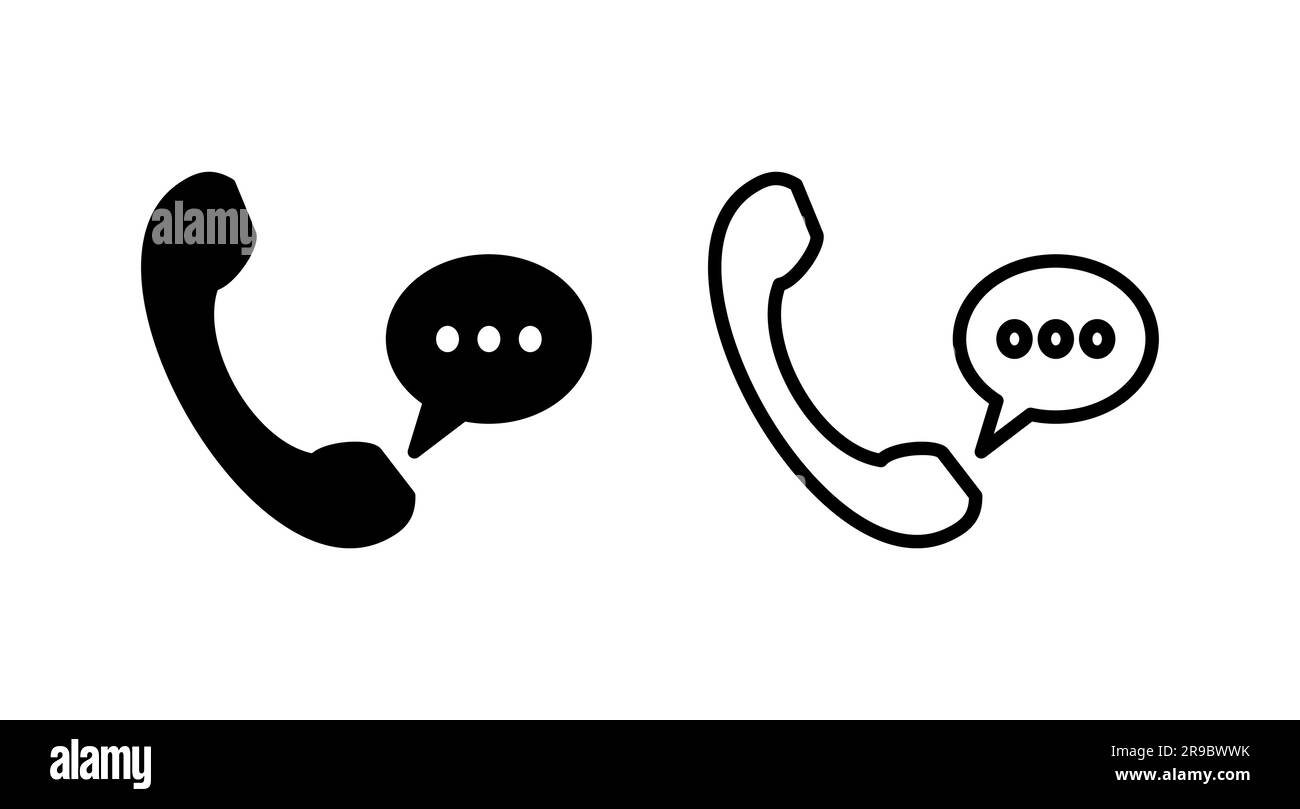 Call icon vector. phone icon vector Stock Vector Image & Art - Alamy