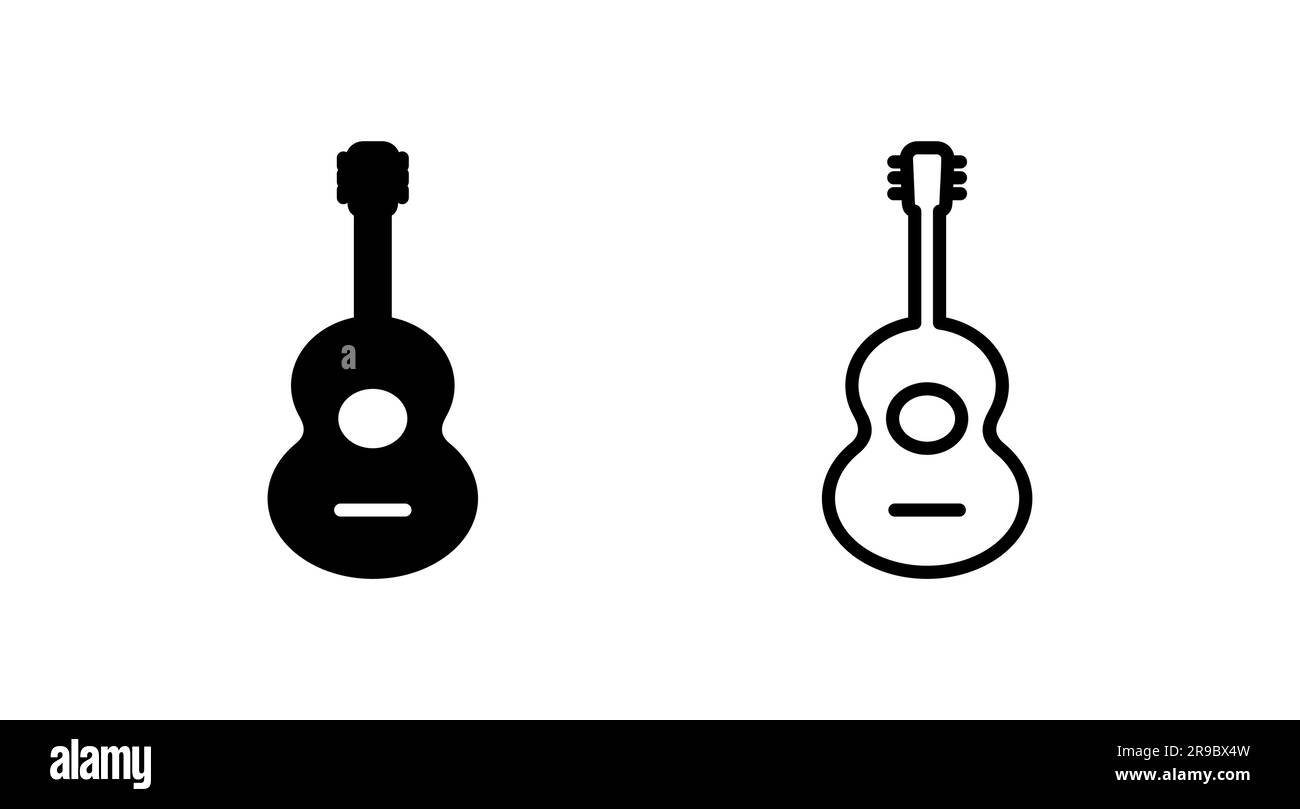 Guitar icon vector. musical instrument sign Stock Vector Image & Art ...