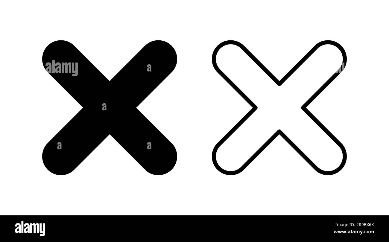 Close vector icon. Delete icon. remove, cancel, exit symbol Stock ...