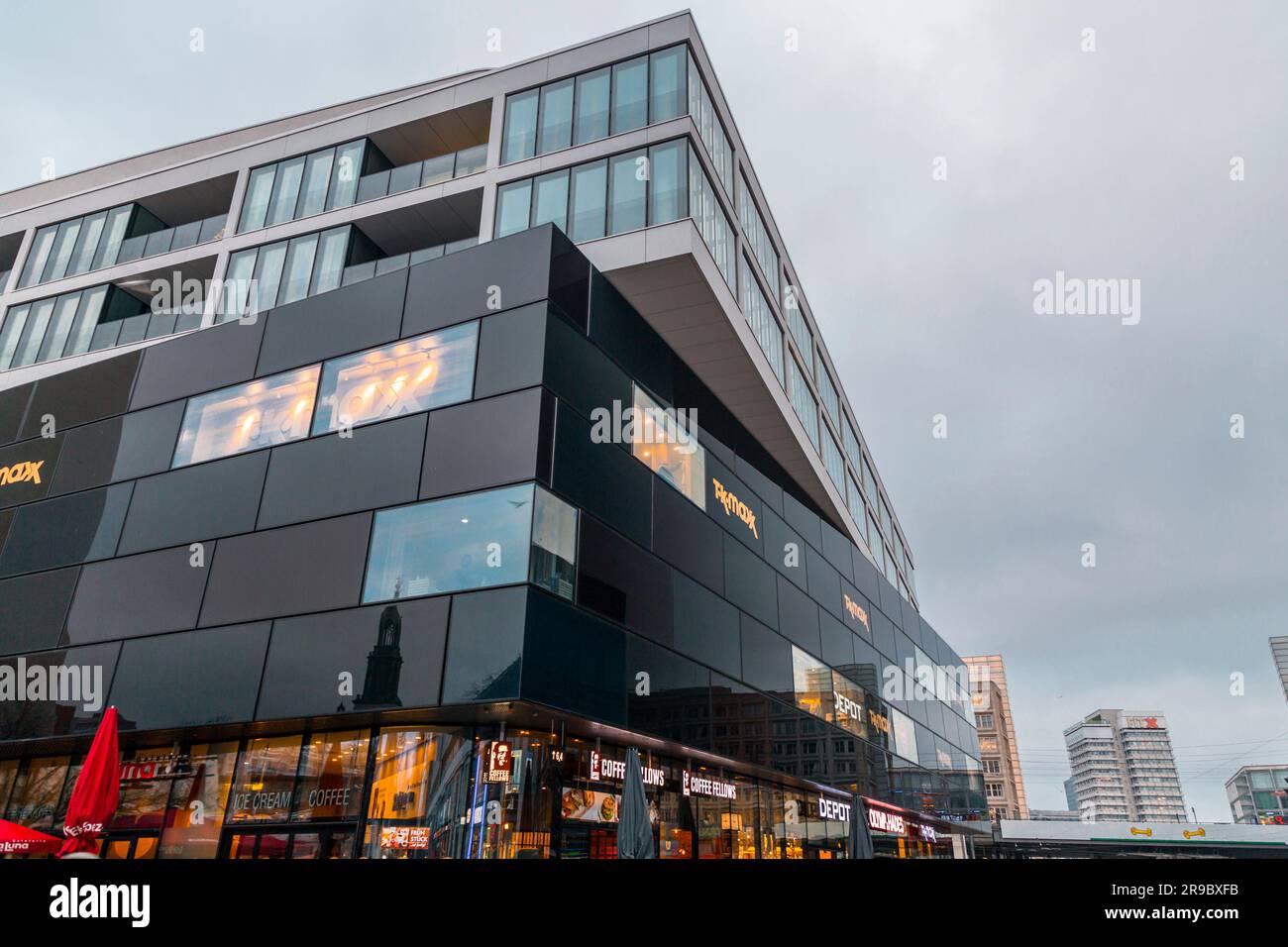 Berlin, Germany - DEC 21, 2021: Alexanderplatz is a large public square ...