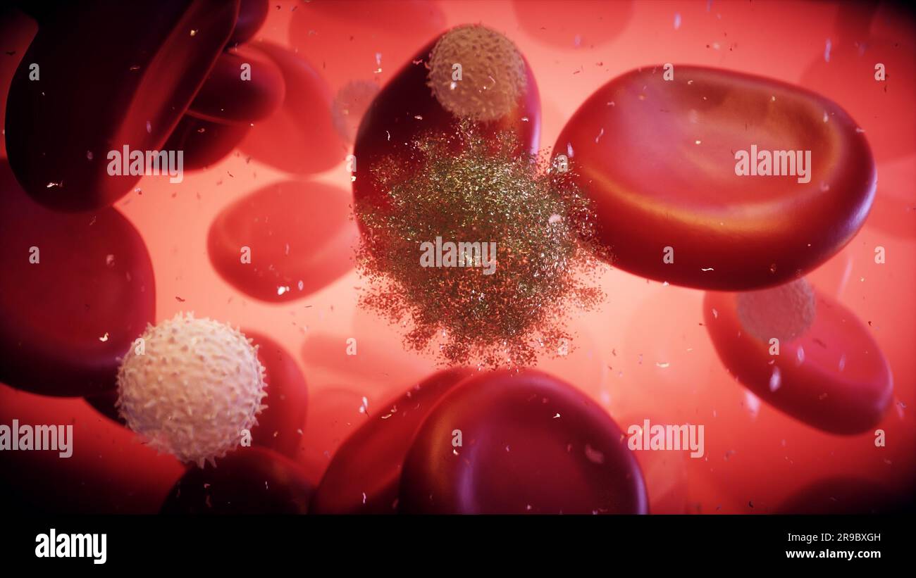 Nanorobot inside human body hi-res stock photography and images - Alamy