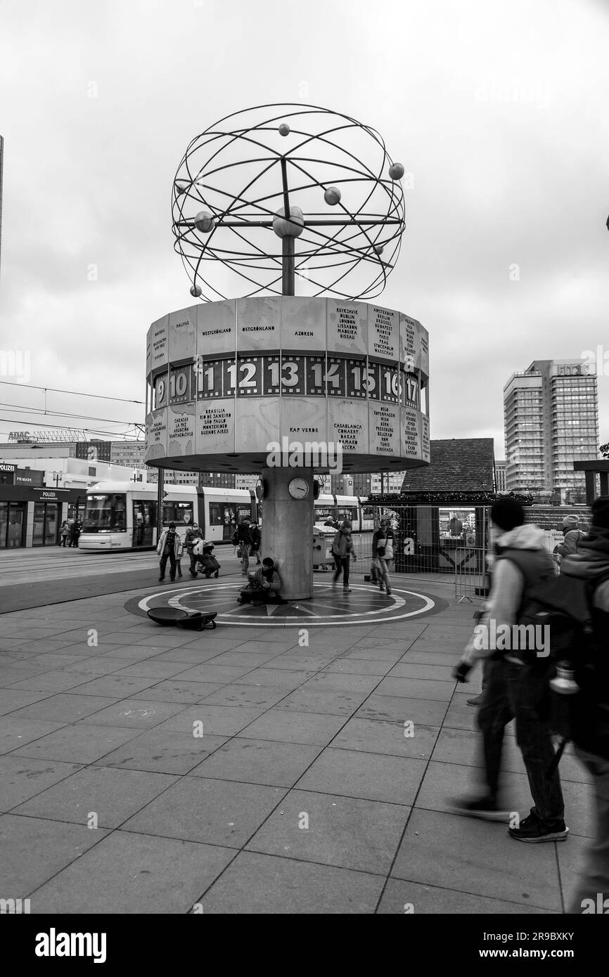 Berlin alexanderplatz place Black and White Stock Photos & Images - Alamy