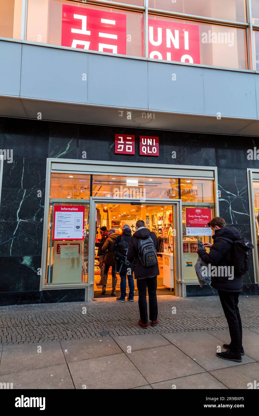 Berlin, GER - DEC 21, 2021: Uniqlo store at Alexanderplatz, Berlin ...