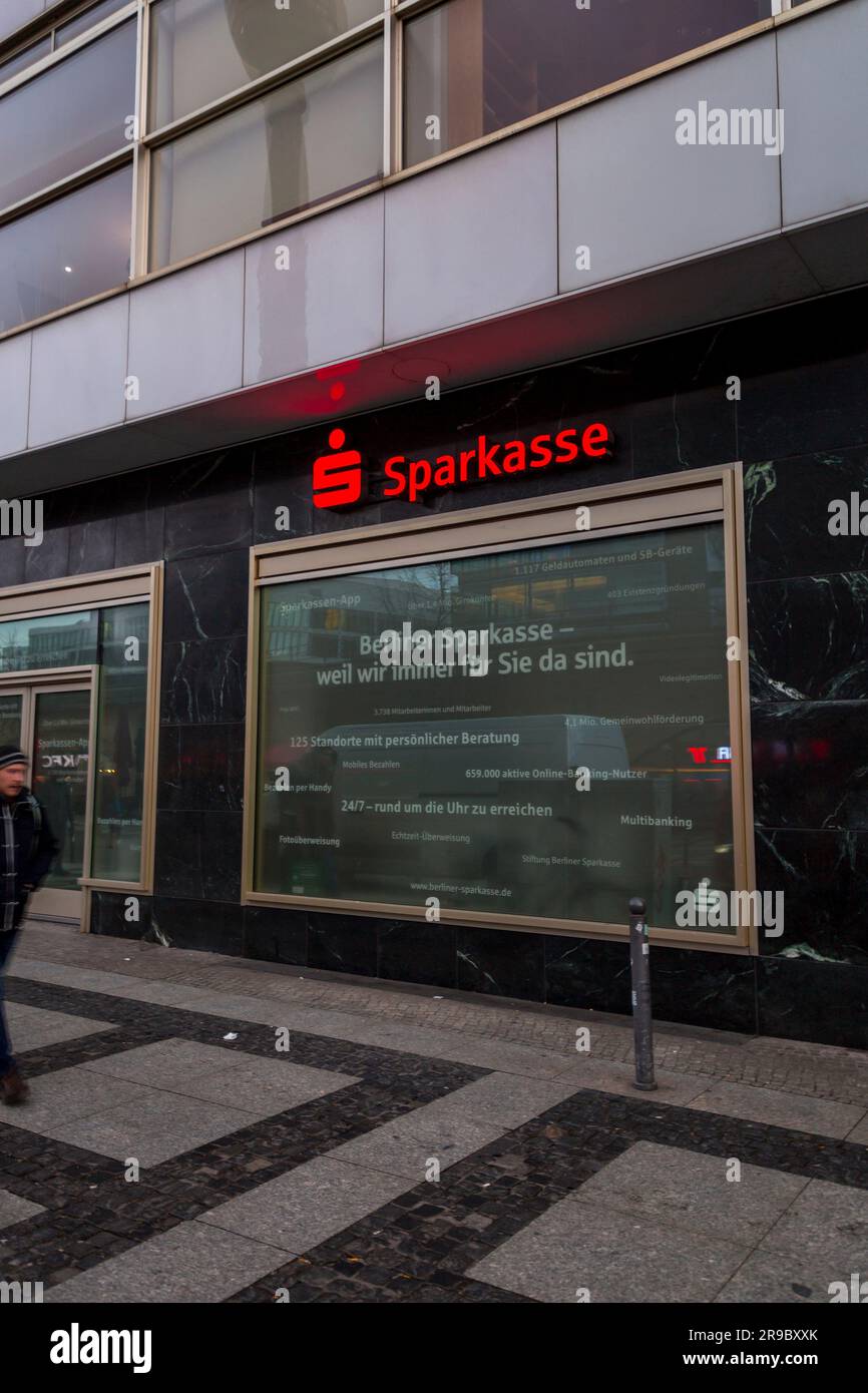 Berlin, Germany - DEC 21, 2021: Logo of Sparkasse in Berlin. The German ...