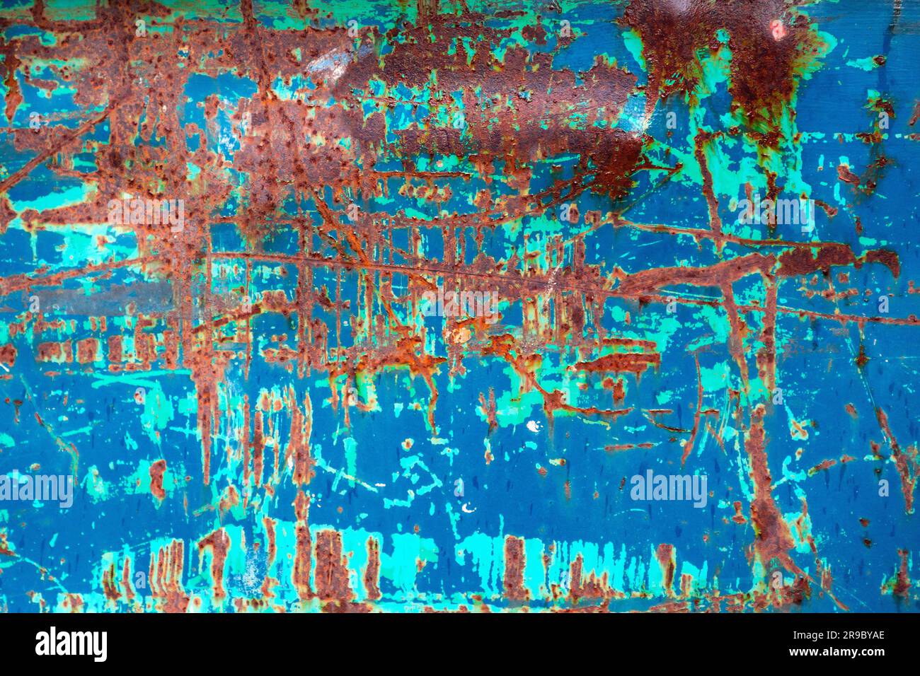 Rusty metal texture close up background with stains and scratches Stock ...