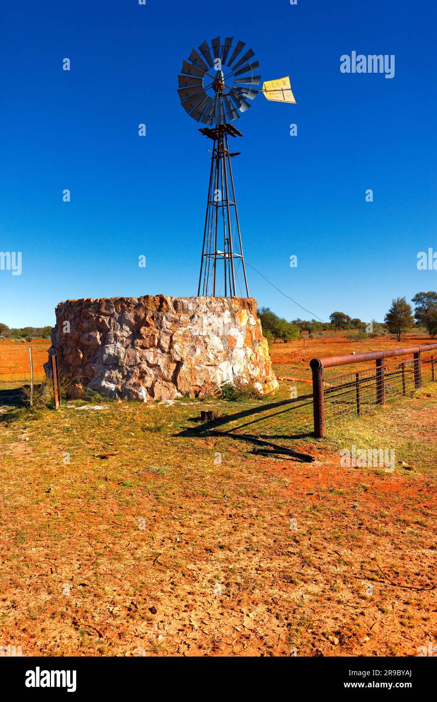 Windmill and water tank hi-res stock photography and images - Alamy