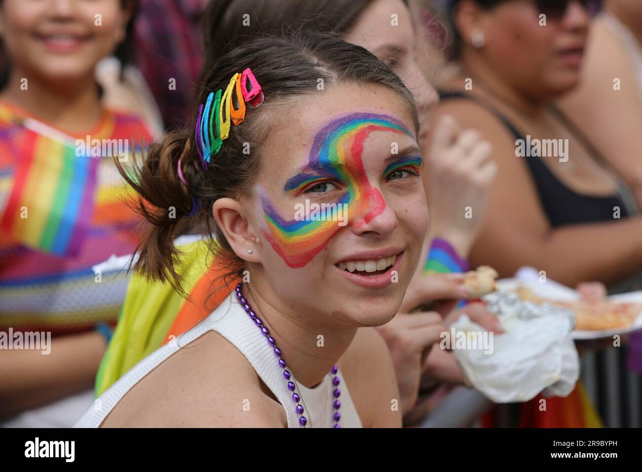 New York. 25th June, 2023. New York, USA, June 25, 2023 - Thousands of ...