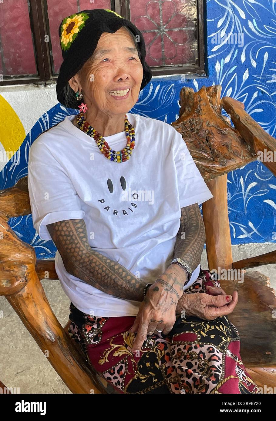 Buscalan, Philippines. 24th May, 2023. Maria Oggay, popularly known as ...