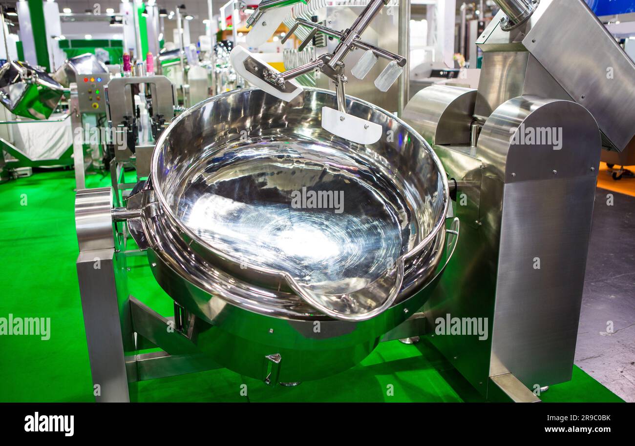 Blender machine large barrel mixing food ingredient Stock Photo - Alamy