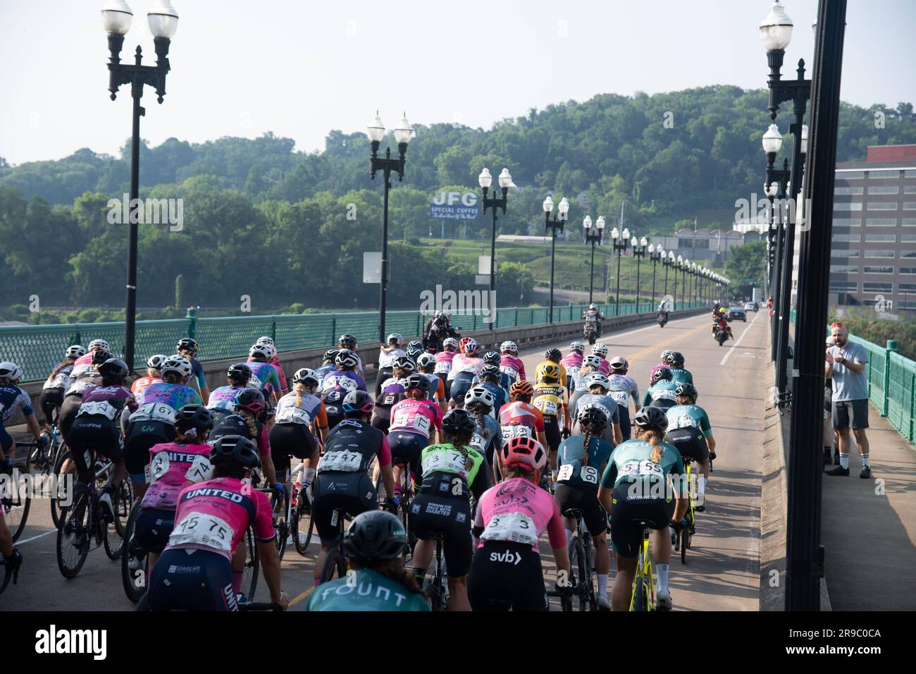 USA Cycling's Road Race National Championships, Knoxville, Tennessee, USA. 25th June, 2023. The ...