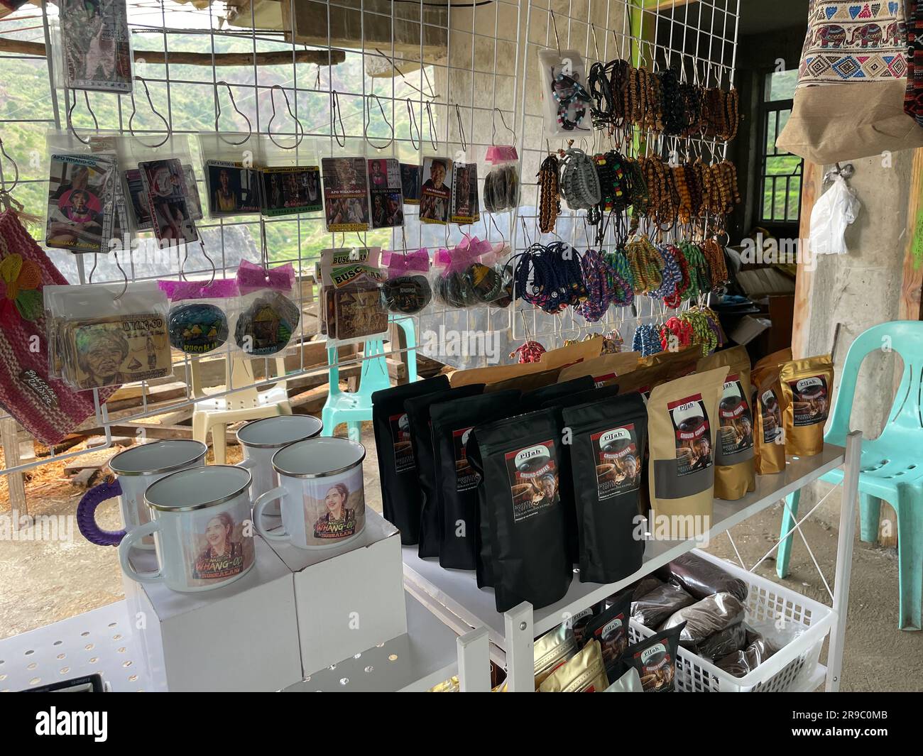 Buscalan, Philippines. 24th May, 2023. Various souvenirs show Maria ...