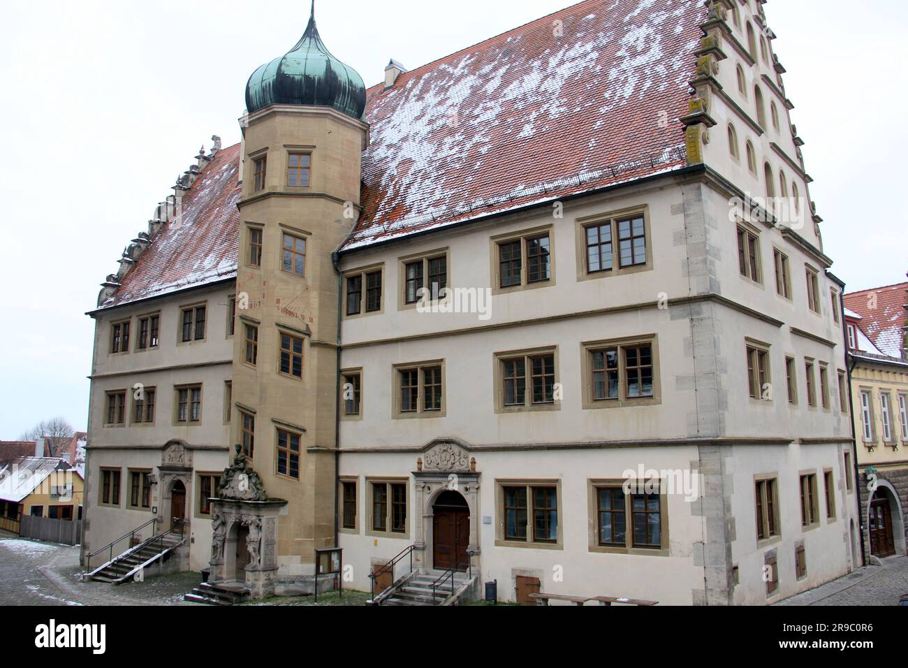 Renaissance building of the Old Gymnasium, at Kirchplatz 13, built in ...