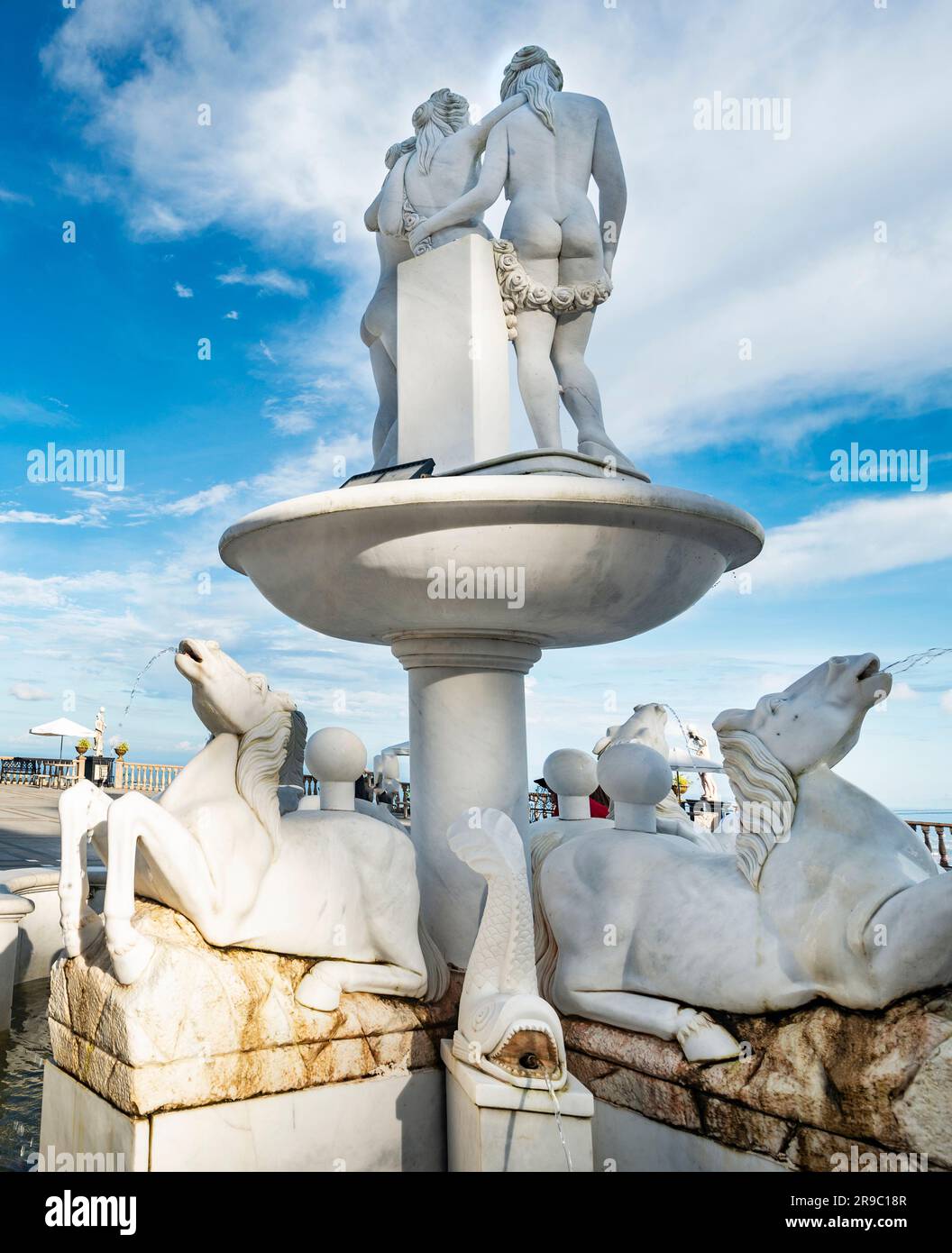 Leah villa albino adarna statue hi-res stock photography and images - Alamy