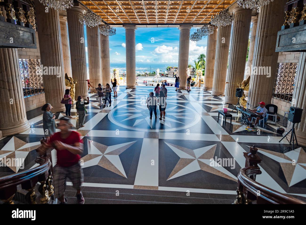 A Roman style Temple,built in 2012 by Teodorico-Soriano-Adarna,after ...