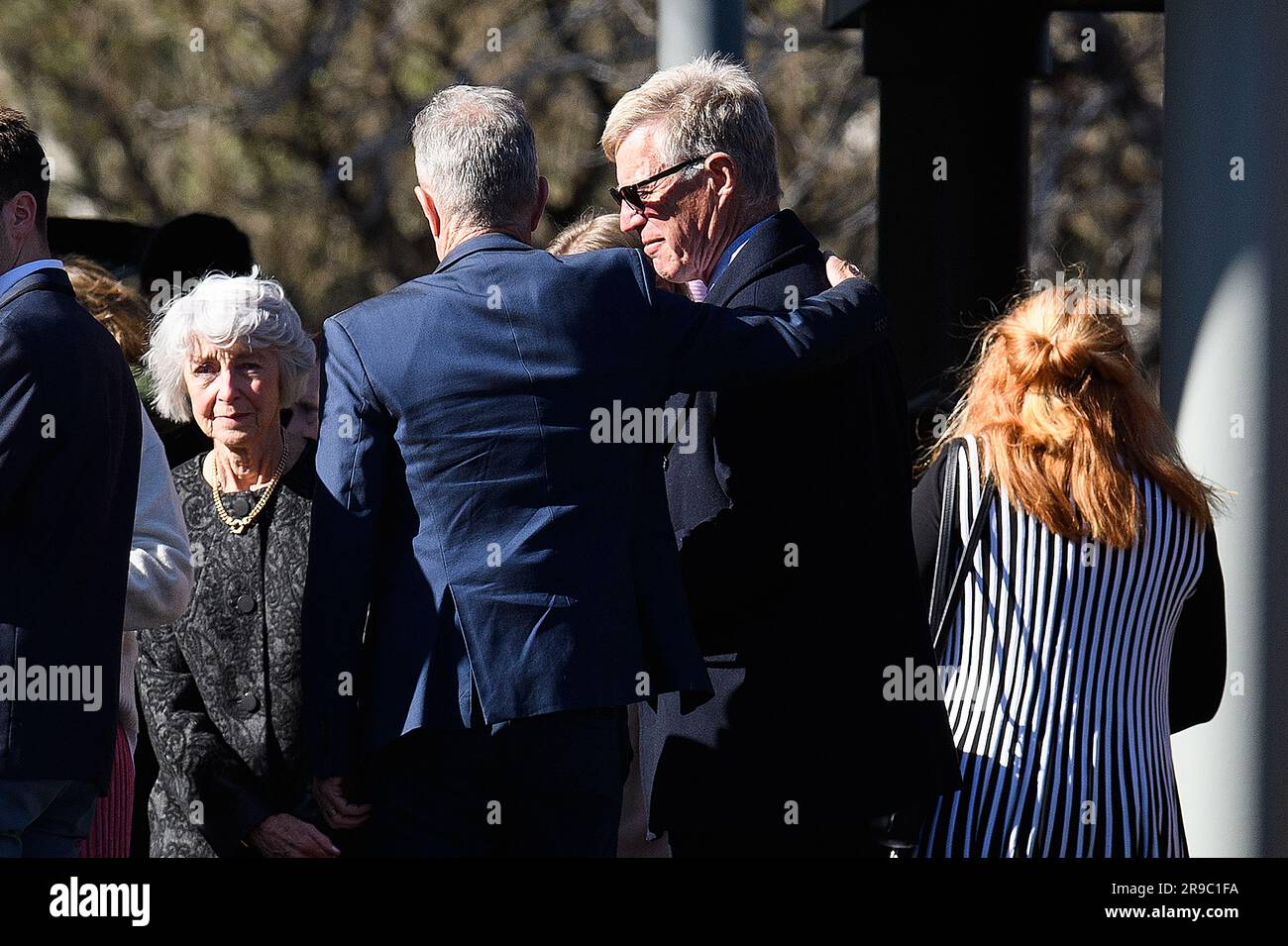 Shoalhaven, Australia. 26th June, 2023. Duncan Craig (right) is seen at ...