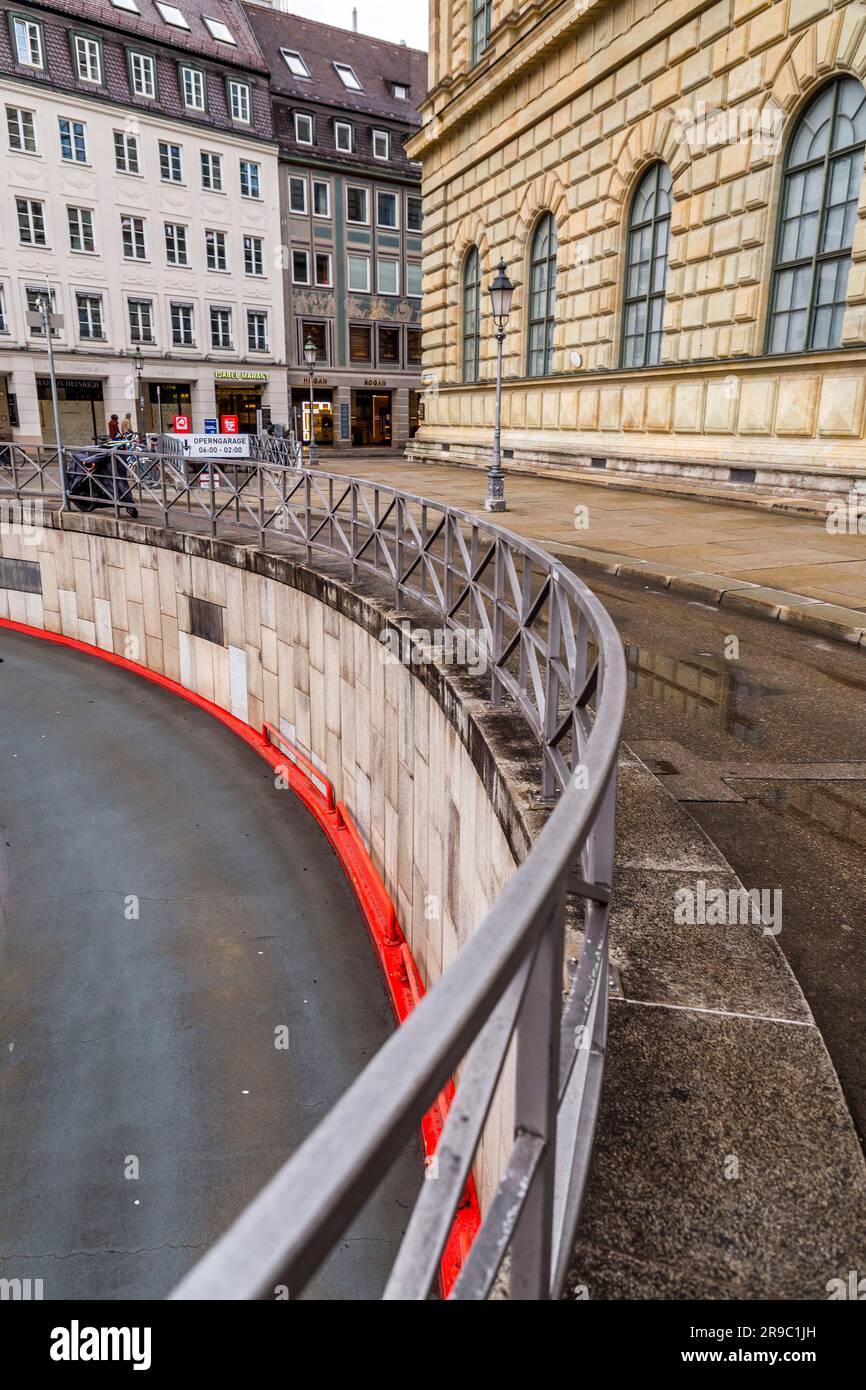 Munich, Germany - DEC 25, 2021: Buildings at the Max Joseph Square in ...