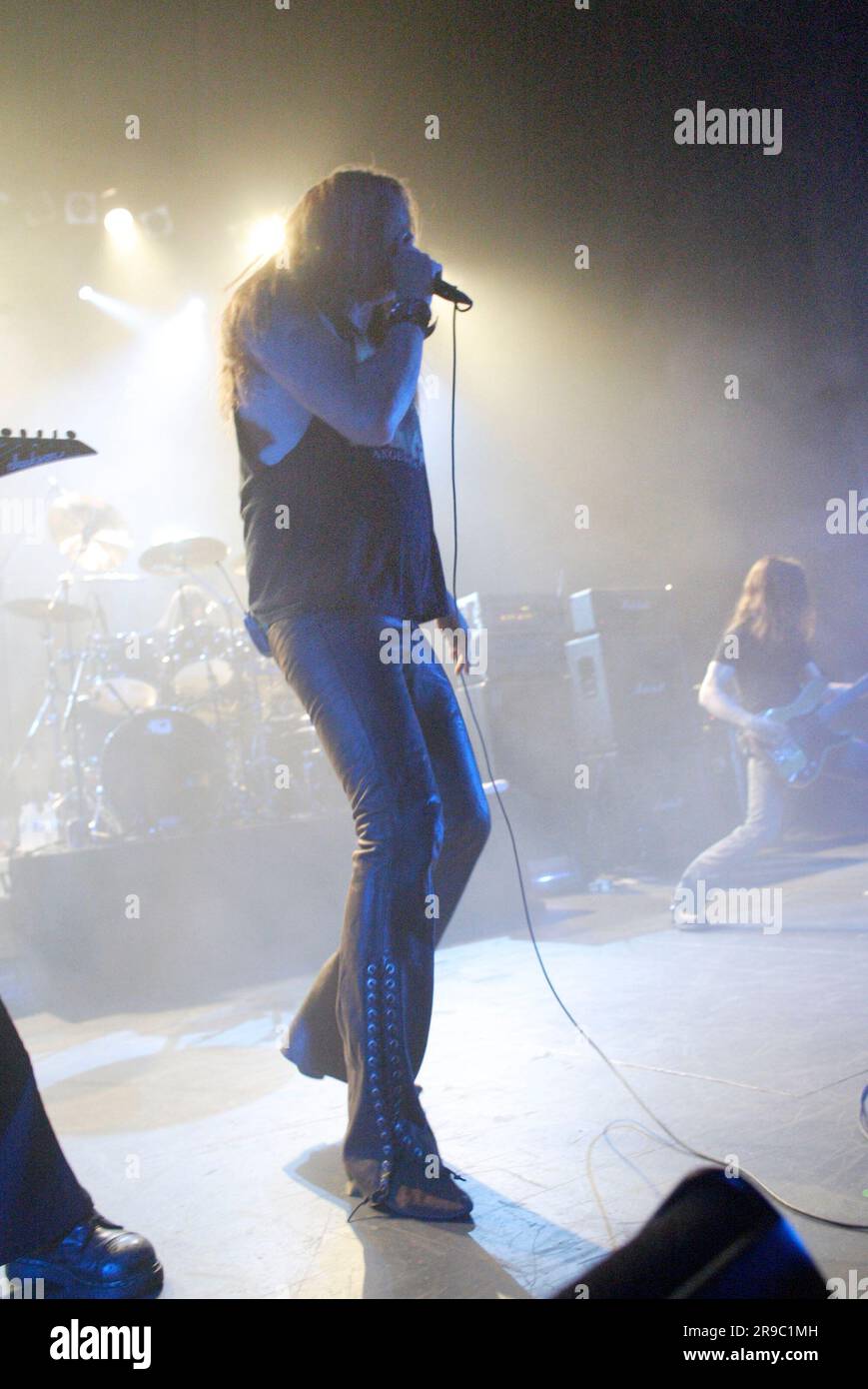 Sebastian Bach and his band performing live in concert at the Enmore ...