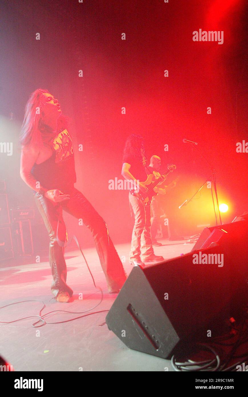 Sebastian Bach and his band performing live in concert at the Enmore ...