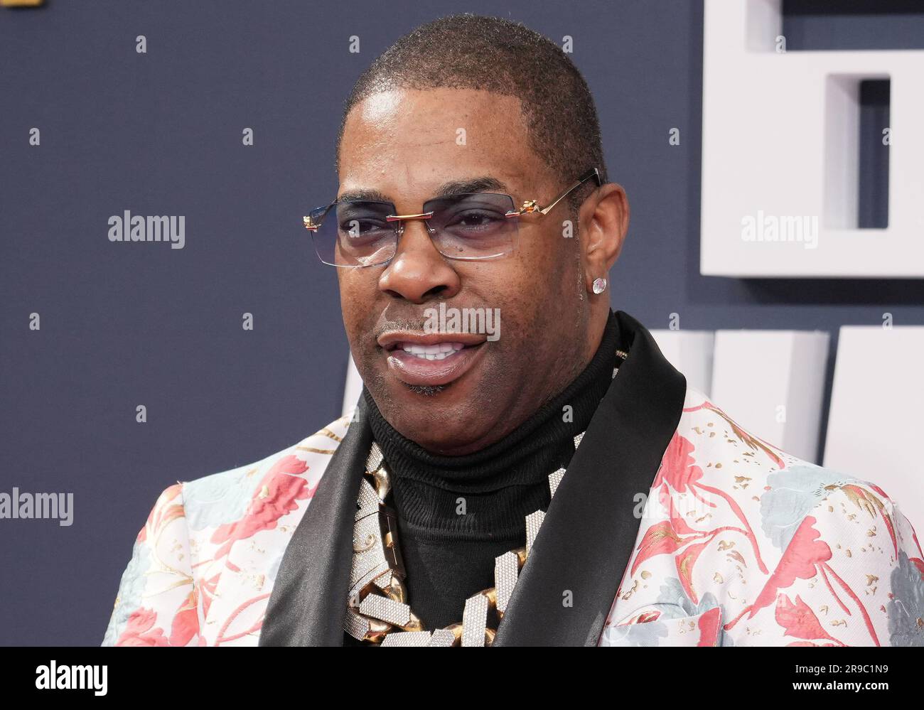 Los Angeles, USA. 25th June, 2023. Busta Rhymes arrives at the 2023 BET ...
