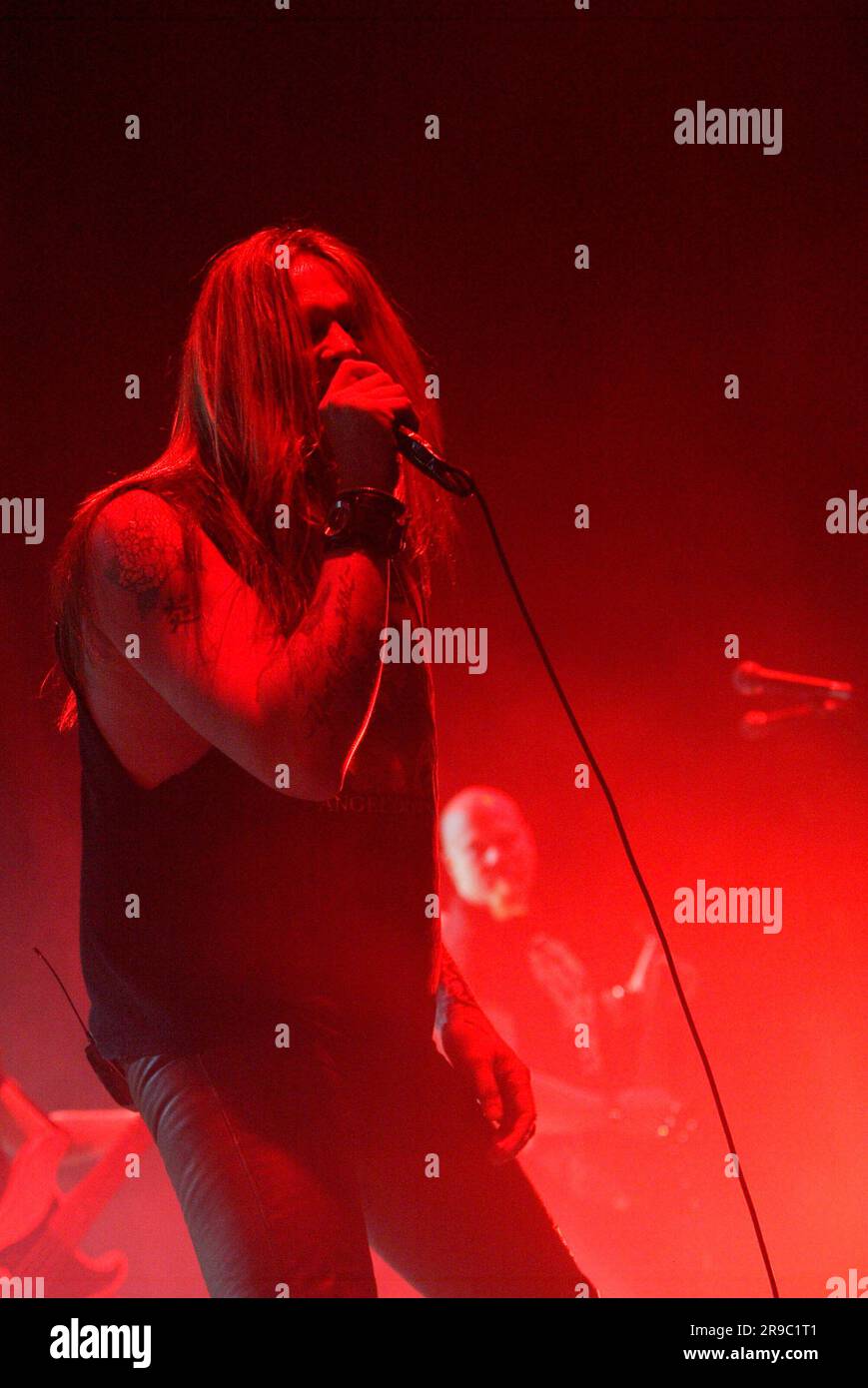Sebastian Bach and his band performing live in concert at the Enmore ...