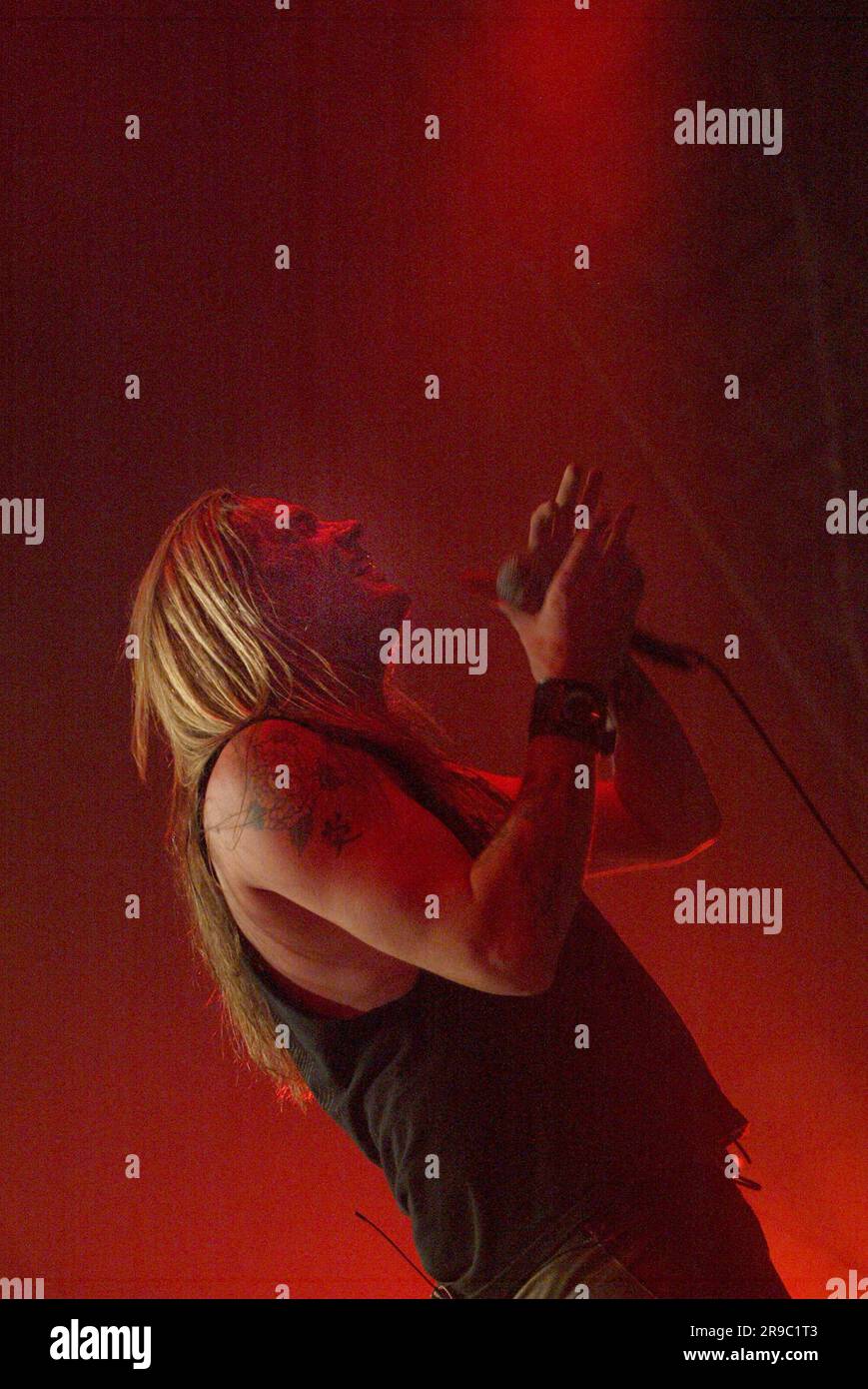 Sebastian Bach and his band performing live in concert at the Enmore ...