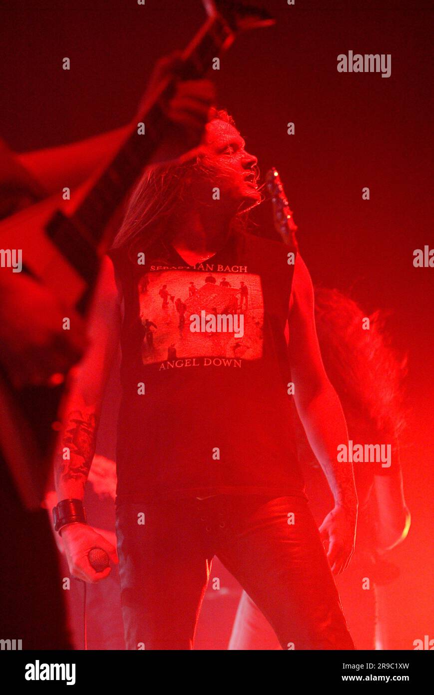 Sebastian Bach and his band performing live in concert at the Enmore ...