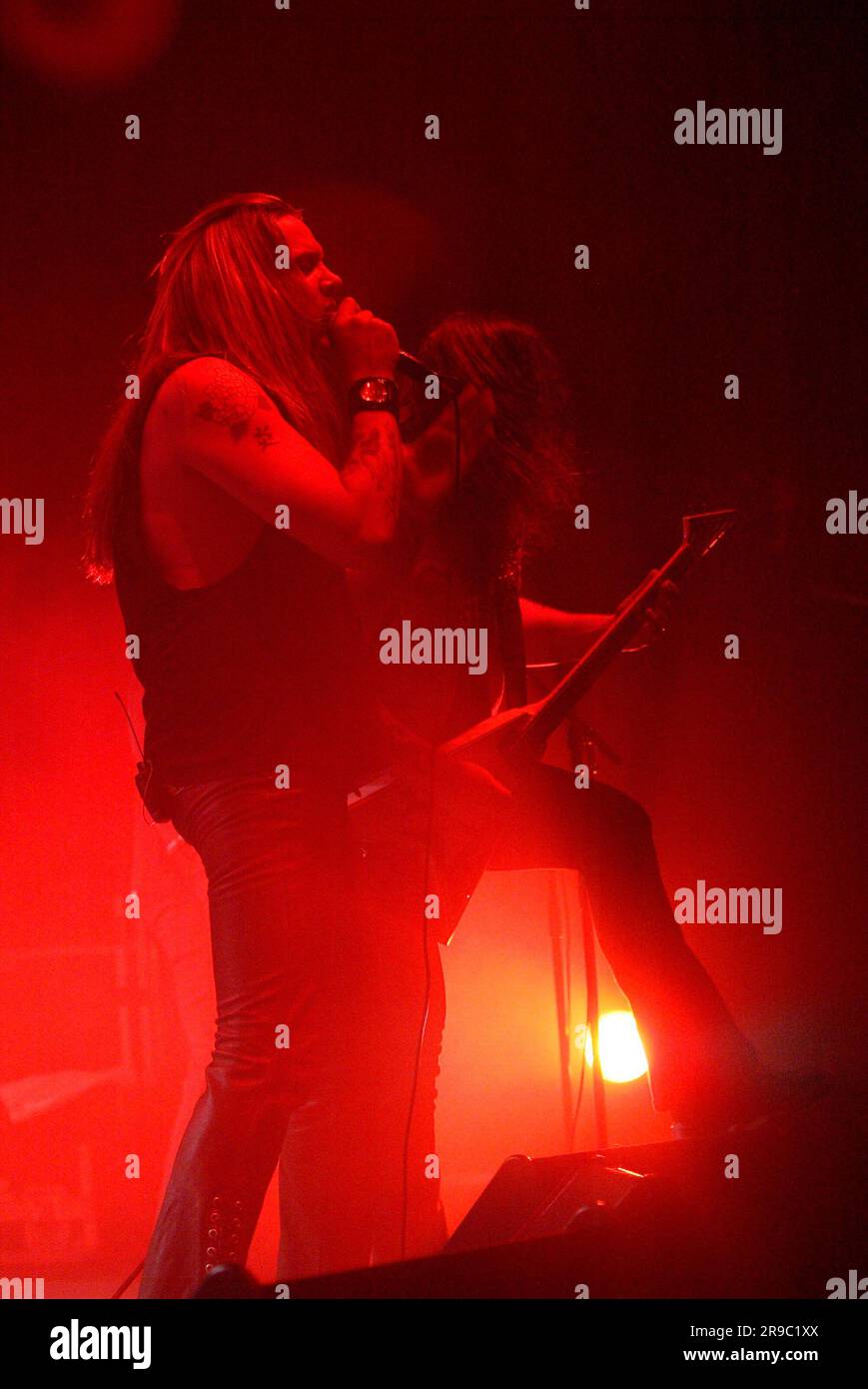 Sebastian Bach and his band performing live in concert at the Enmore ...
