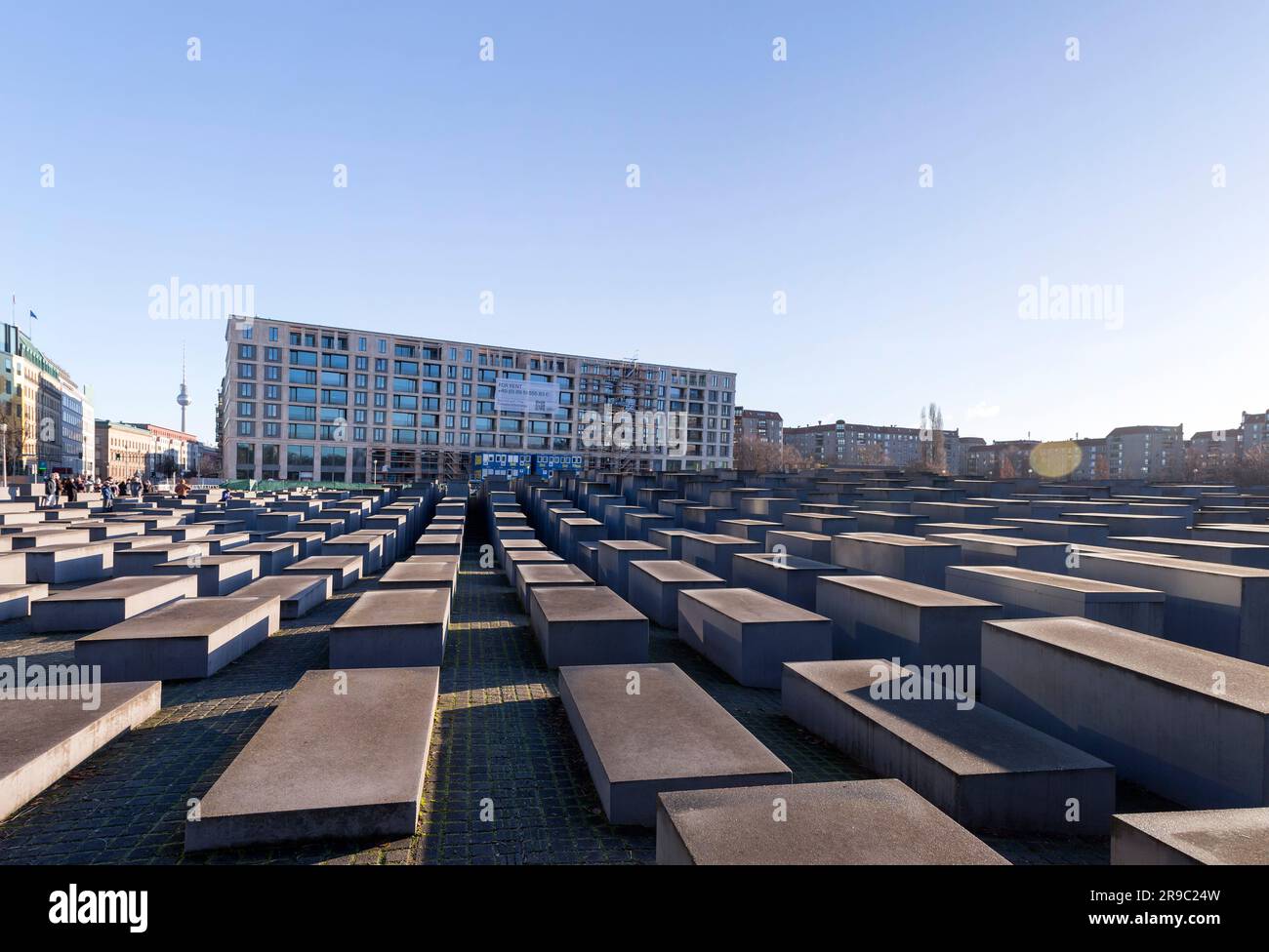Berlin, Germany - 20 DEC 2021: The Holocaust Memorial is a memorial in ...