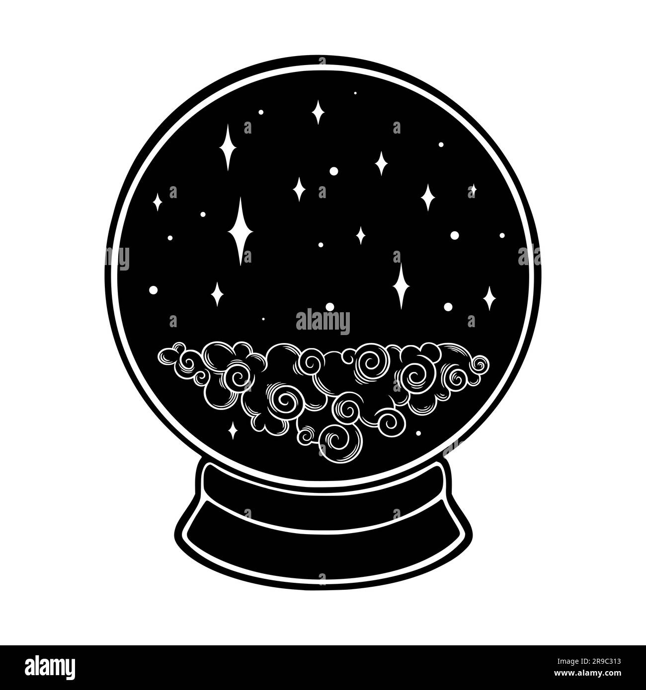 Fortune teller crystal ball vintage hi-res stock photography and images ...