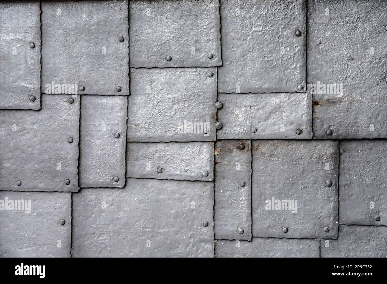 Grunge metal surface texture background, distressed fragment close up ...