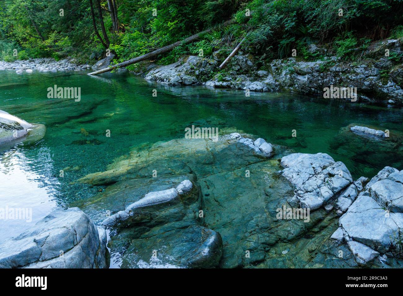 A beautiful swimming hole with turquoise water located near the Twin ...