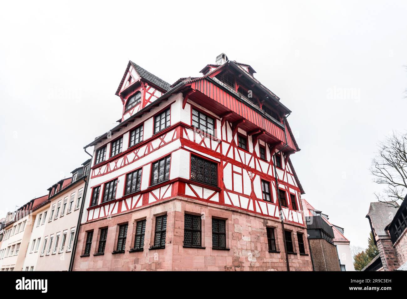 Generic architecture and street view from Albrecht Duerer Platz ...