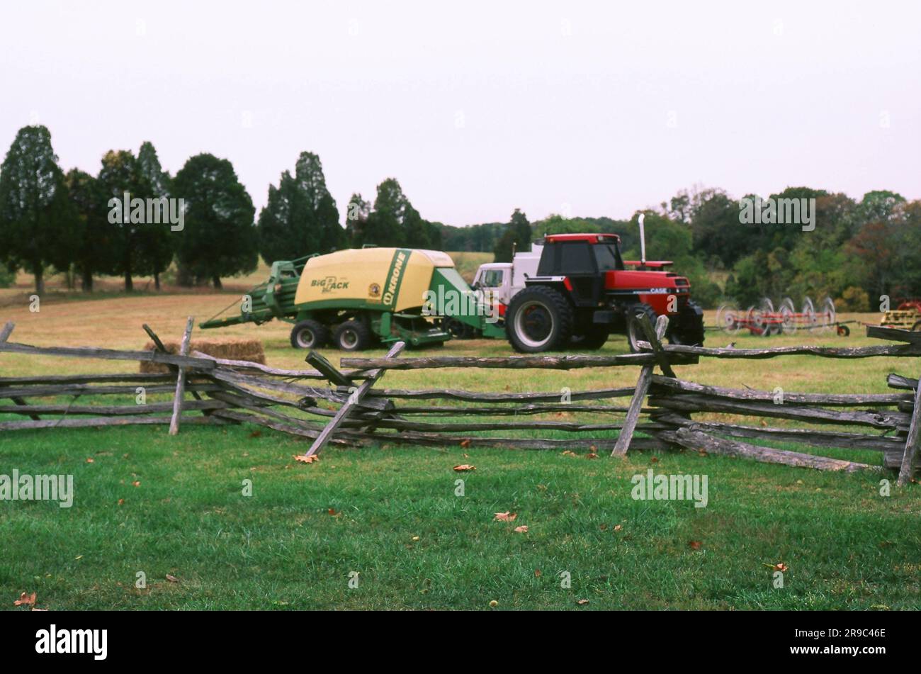 Grounds maintenance gear for battle fields at Manassas Battlefield with ...