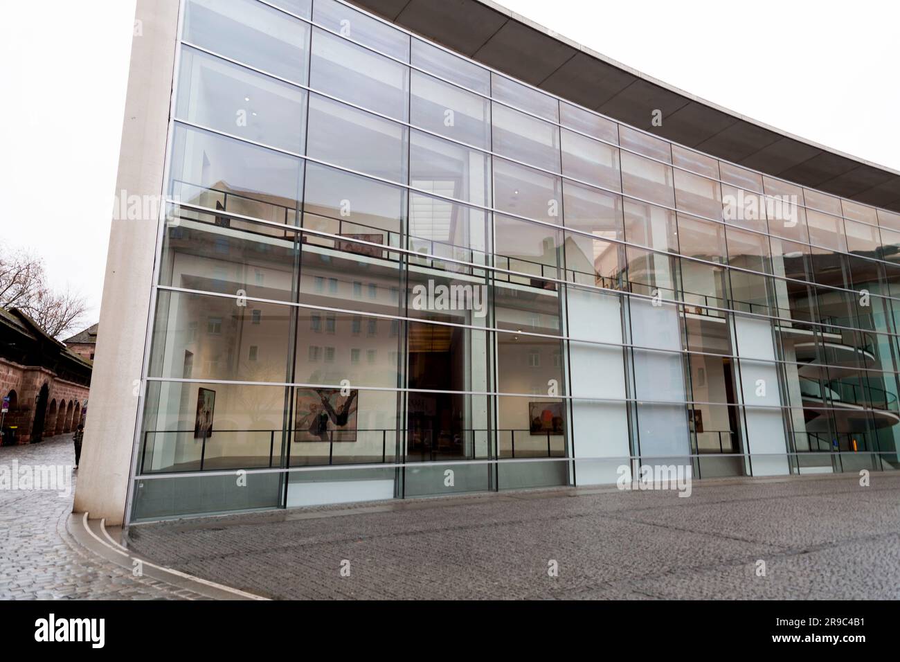 Nuremberg, Germany - DEC 28, 2021: Neues Museum Nurnberg (NMN) is a ...