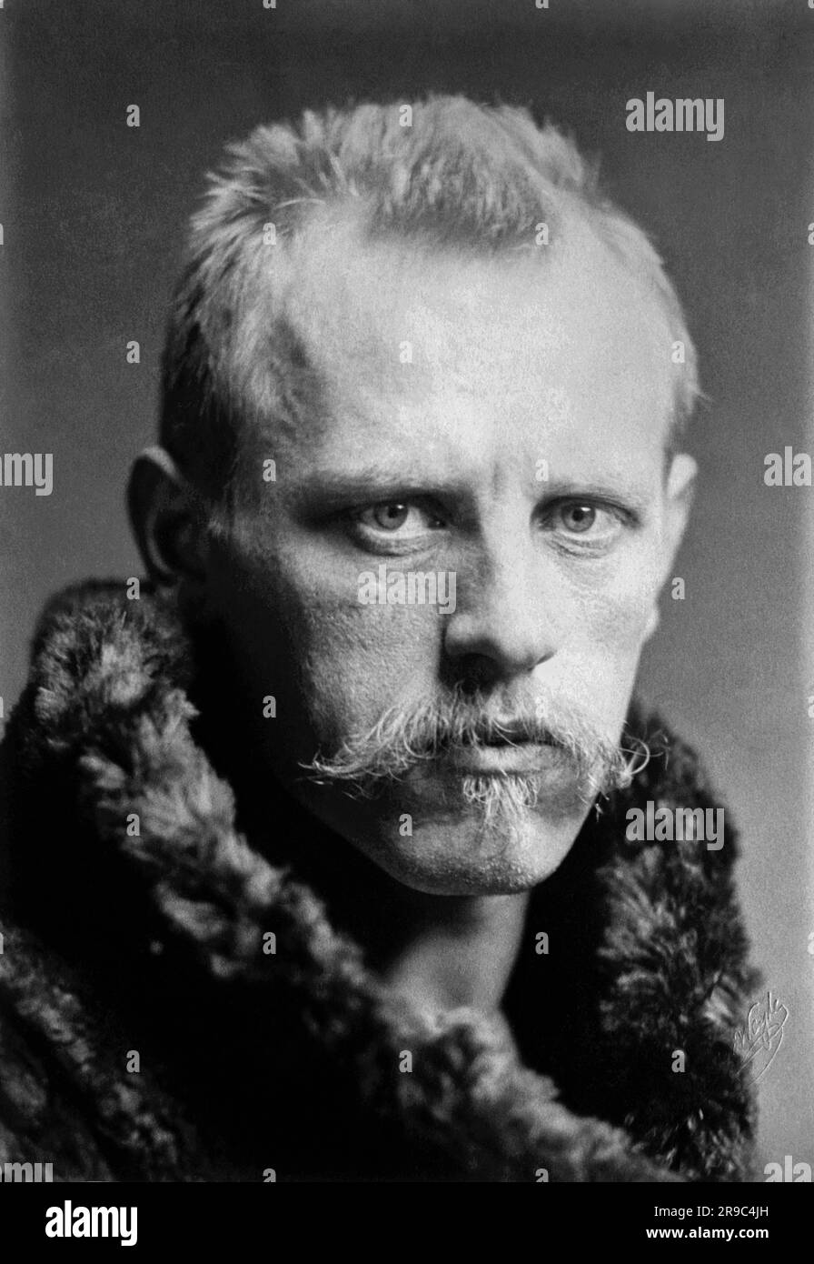 Norway: c. 1900 A portrait of Norwegian explorer, diplomat, scientist ...