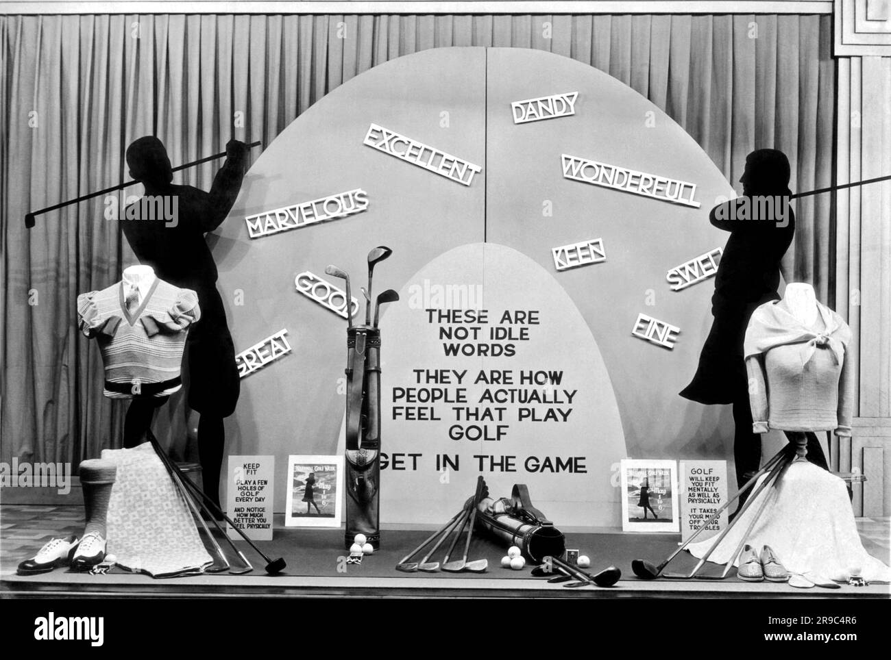 Redding, California: c. 1925. A window display by George Hauber at the ...